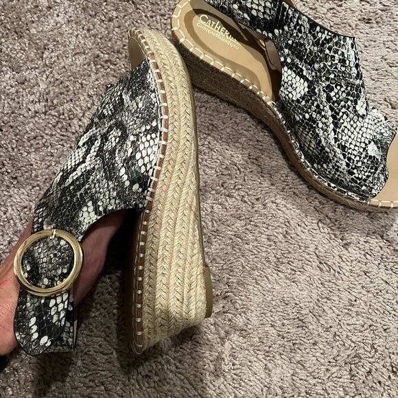 Catherine Malandrino | Shoes | Snake Skin Wedge | Poshmark